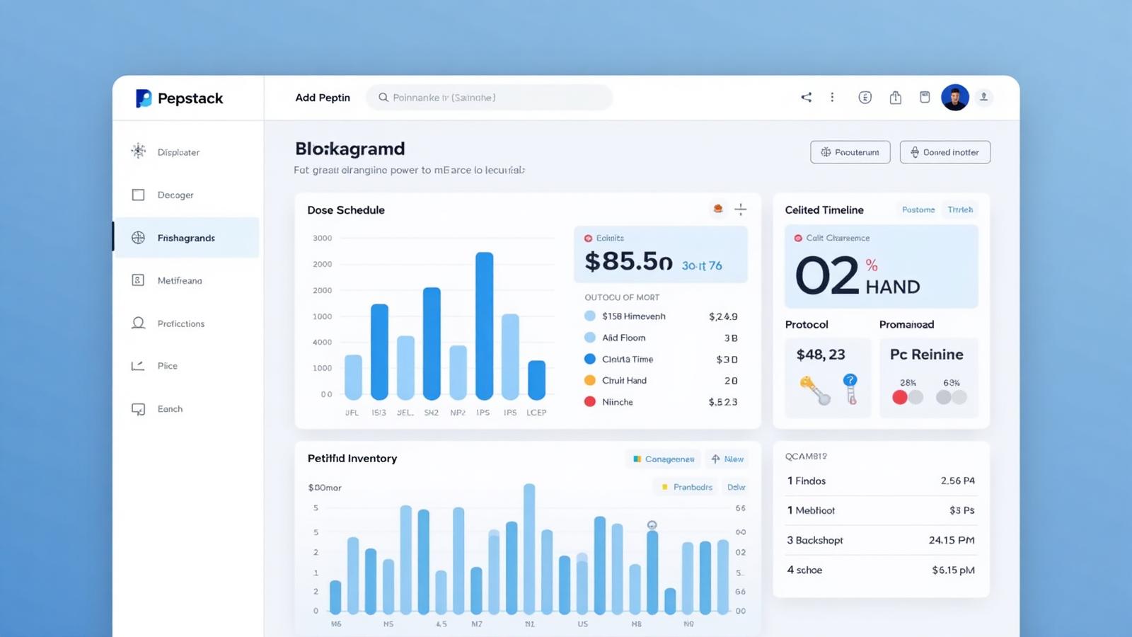 Pepstack - Peptide Protocol Manager